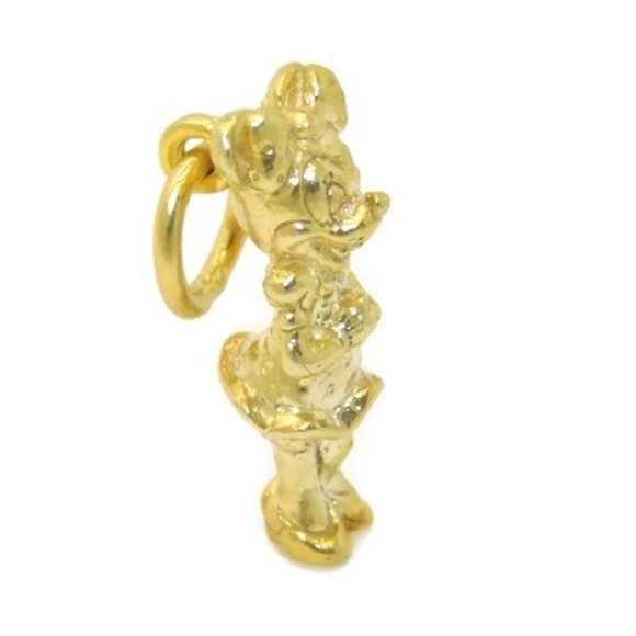 Jewelry | Minnie Mouse Charm Pendant 14k Yellow Gold | Poshmark